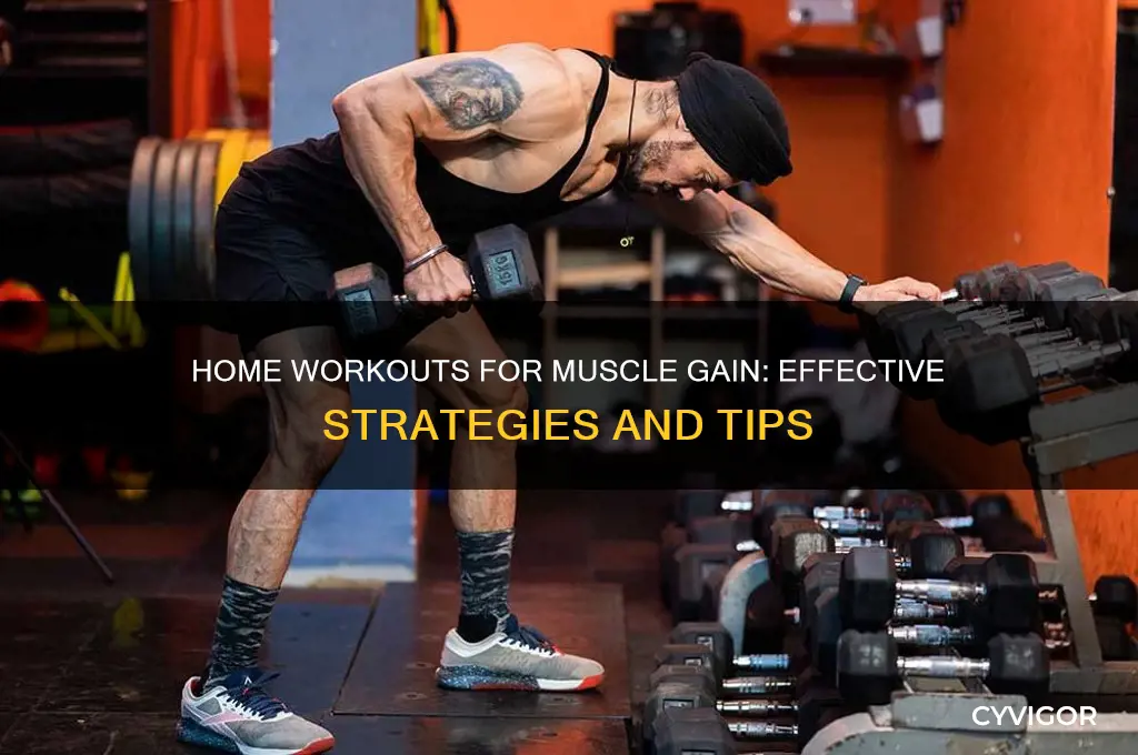 Home Workouts For Muscle Gain: Effective Strategies And Tips | CyVigor