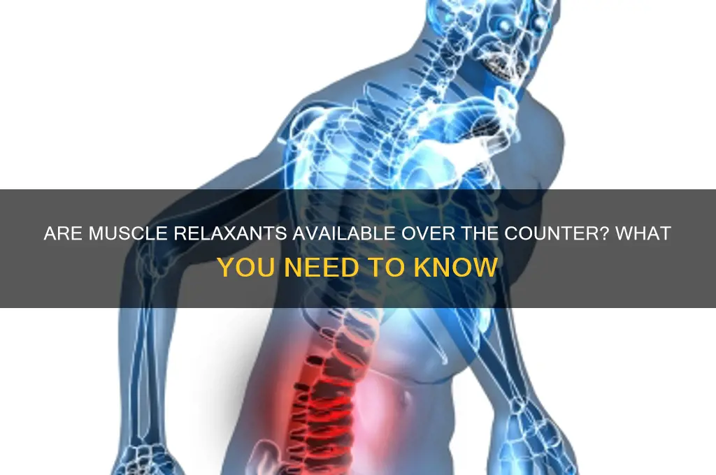Are Muscle Relaxants Available Over The Counter? What You Need To Know ...