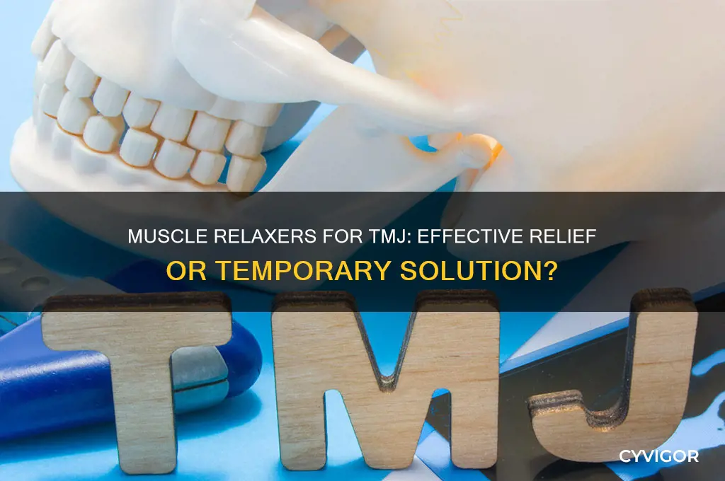 Muscle Relaxers For Tmj: Effective Relief Or Temporary Solution? | CyVigor