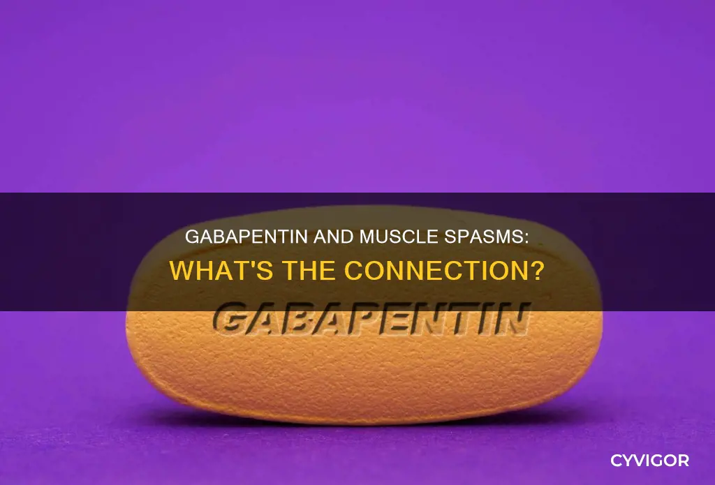 Gabapentin And Muscle Spasms: What's The Connection? | CyVigor