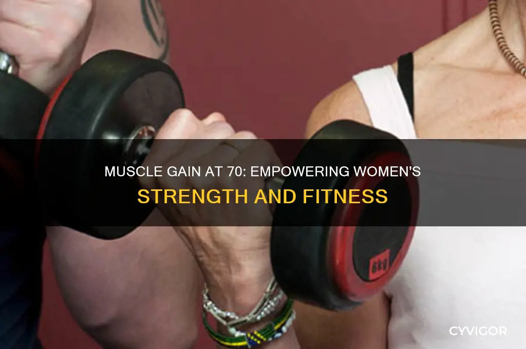Muscle Gain At 70: Empowering Women's Strength And Fitness | CyVigor