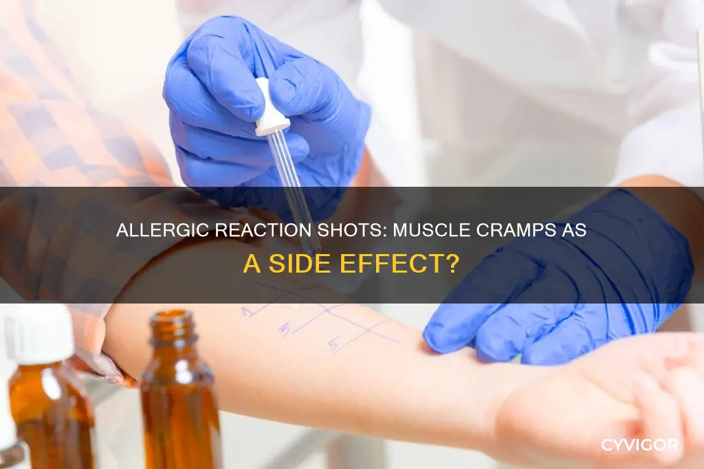 Allergic Reaction Shots: Muscle Cramps As A Side Effect? | CyVigor
