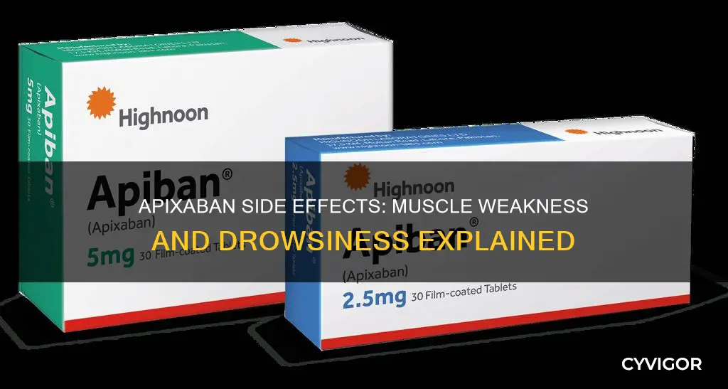 Apixaban Side Effects: Muscle Weakness And Drowsiness Explained | CyVigor