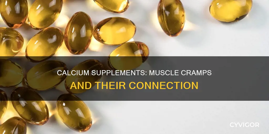 Calcium Supplements: Muscle Cramps And Their Connection | CyVigor