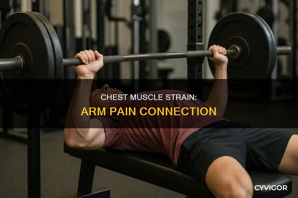 Chest Muscle Strain: Arm Pain Connection | CyVigor