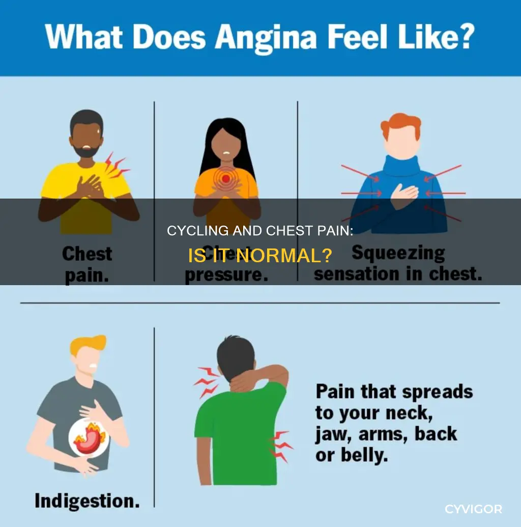 Cycling And Chest Pain: Is It Normal? | CyVigor