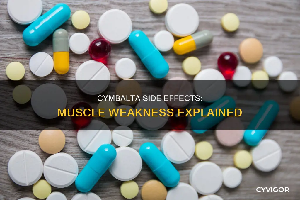 Cymbalta Side Effects: Muscle Weakness Explained | CyVigor