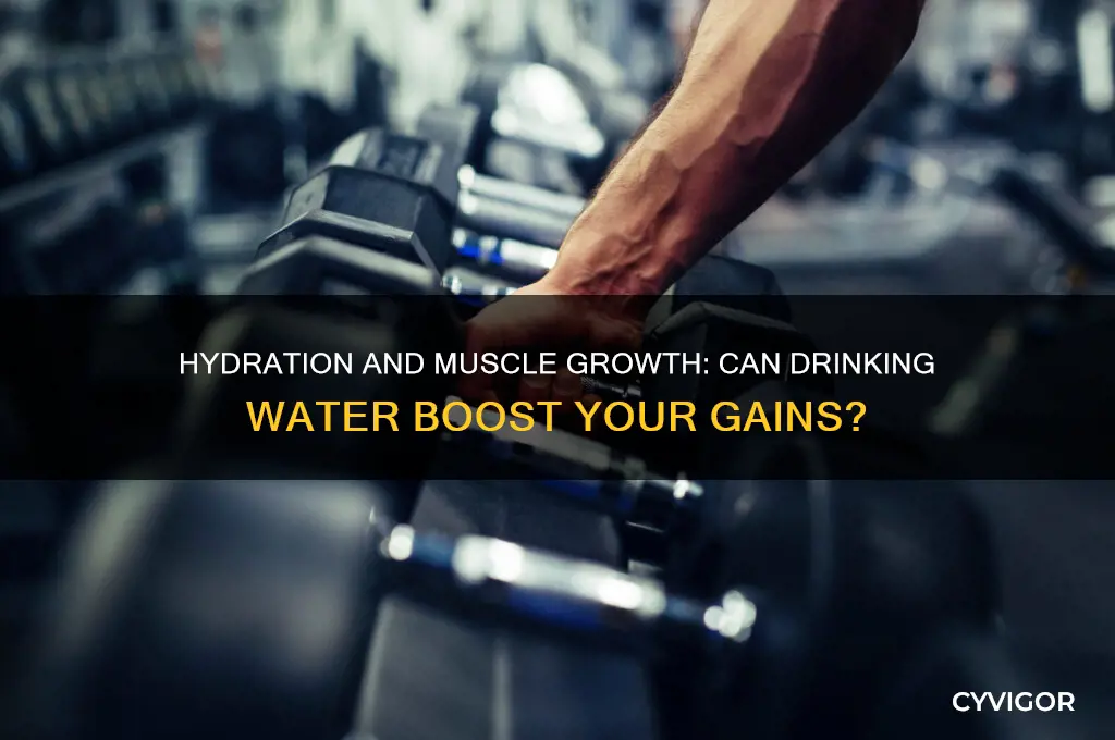 Hydration And Muscle Growth: Can Drinking Water Boost Your Gains? | CyVigor