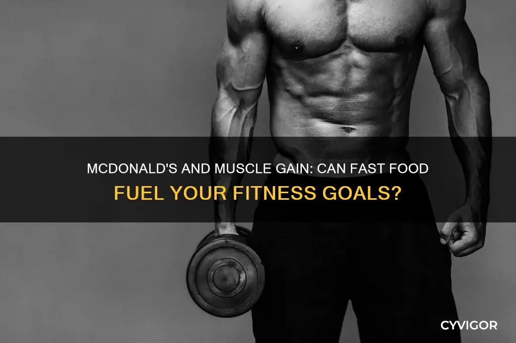 Mcdonald's And Muscle Gain: Can Fast Food Fuel Your Fitness Goals ...