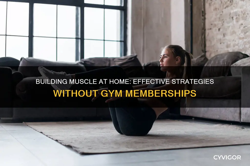Building Muscle At Home: Effective Strategies Without Gym Memberships ...