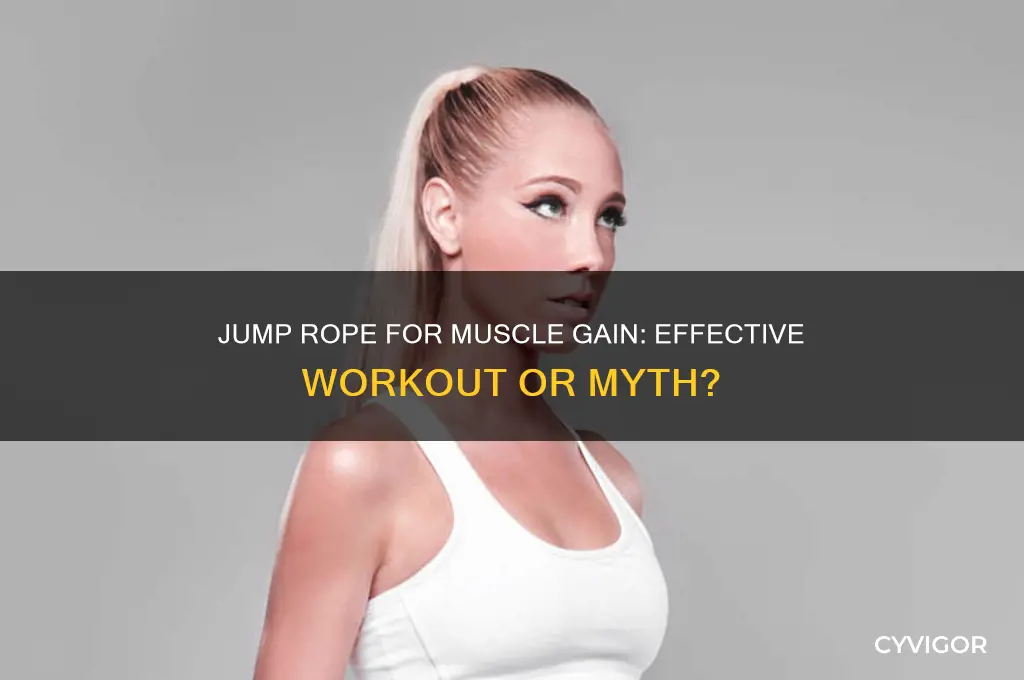 Jump Rope For Muscle Gain: Effective Workout Or Myth? | CyVigor