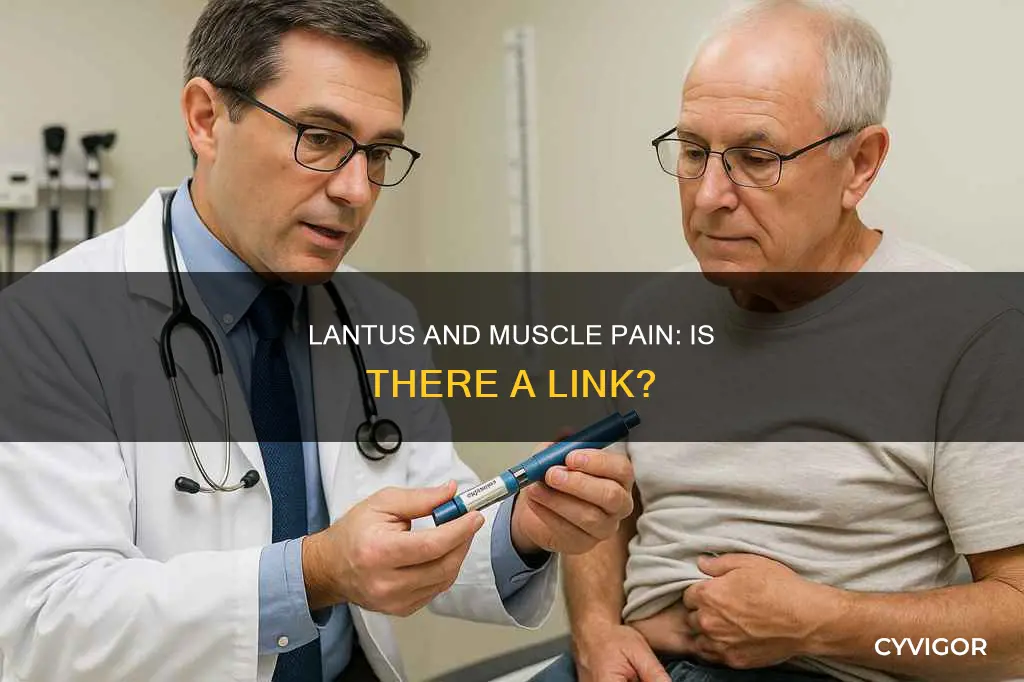 Lantus And Muscle Pain: Is There A Link? | CyVigor