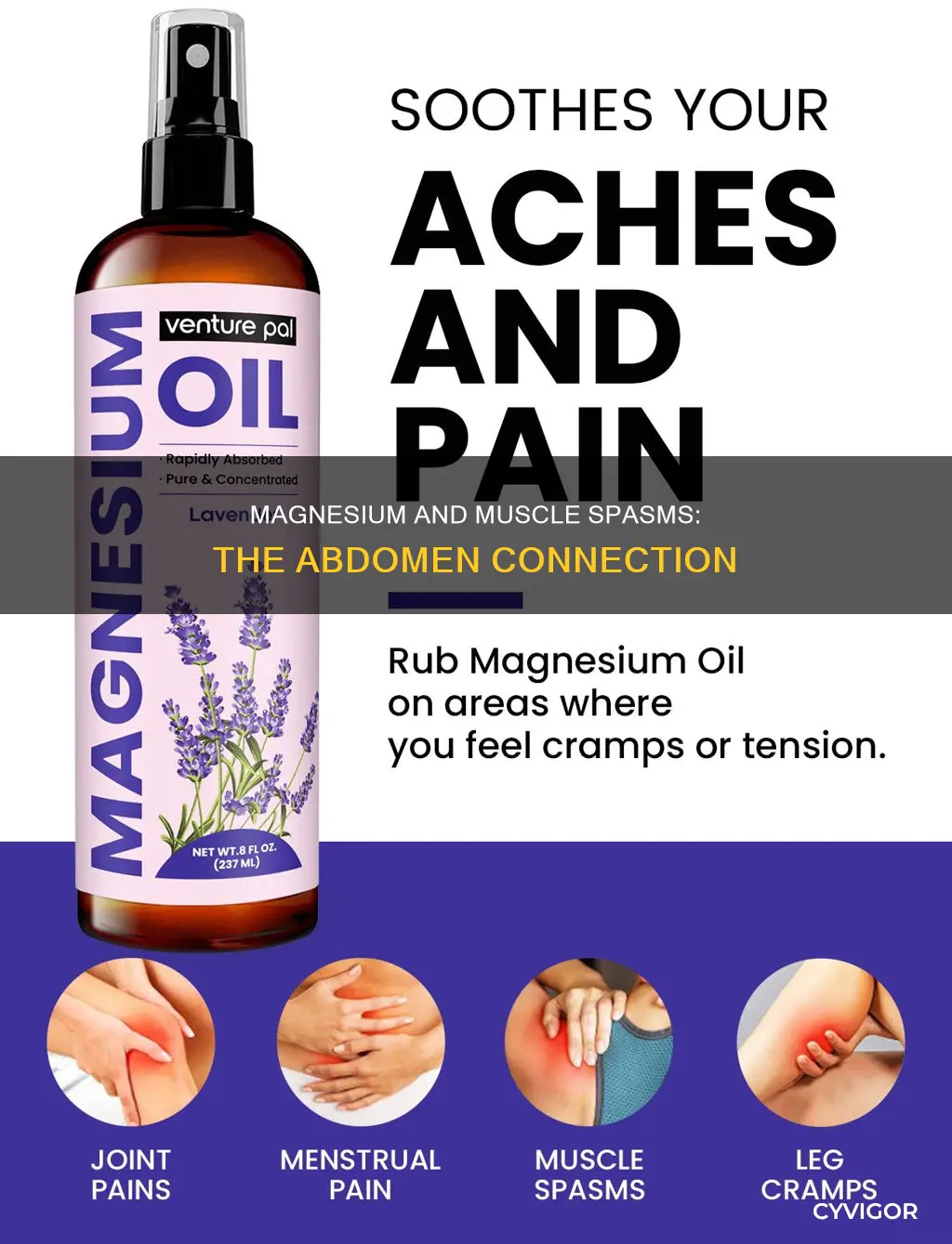 Magnesium And Muscle Spasms: The Abdomen Connection | CyVigor