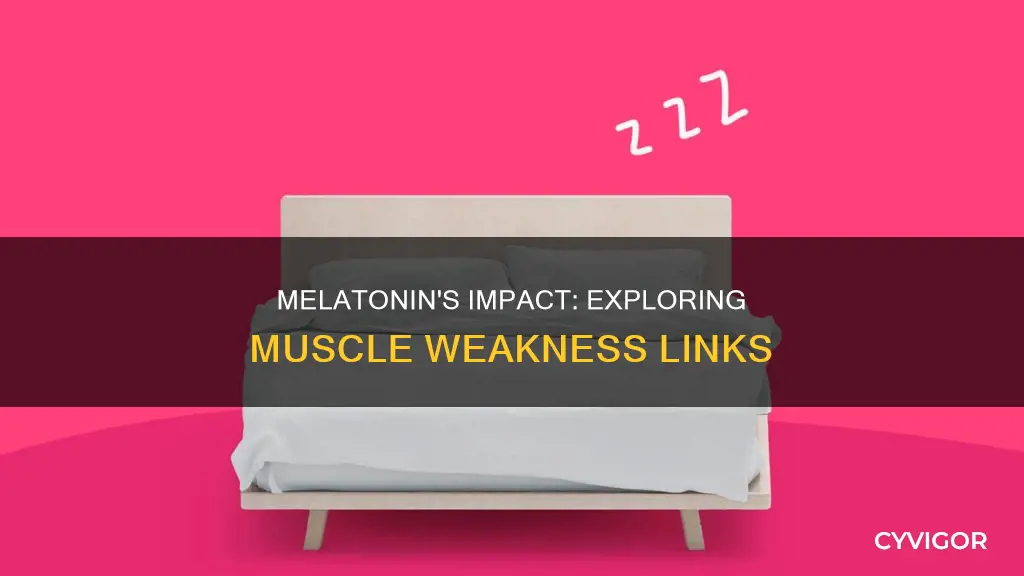 Melatonin's Impact: Exploring Muscle Weakness Links | CyVigor