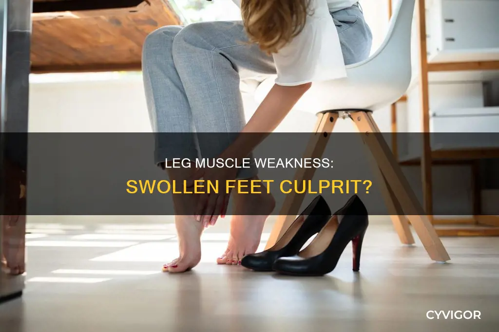 Leg Muscle Weakness: Swollen Feet Culprit? | CyVigor
