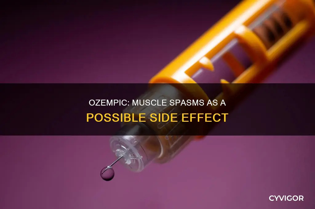Ozempic: Muscle Spasms As A Possible Side Effect | CyVigor