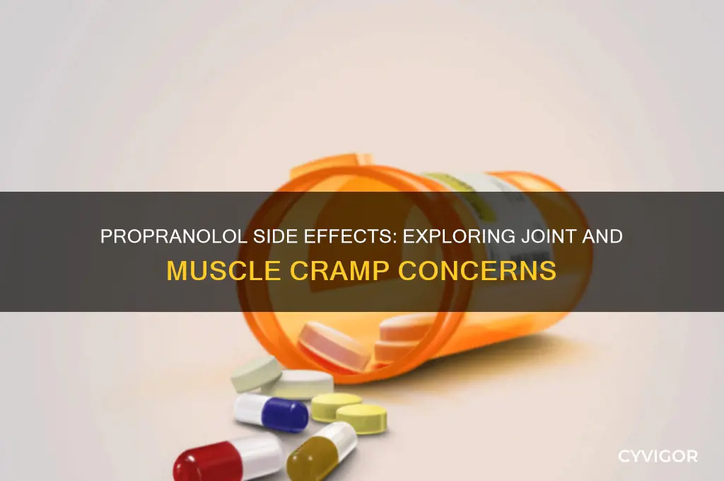 Propranolol Side Effects: Exploring Joint And Muscle Cramp Concerns ...