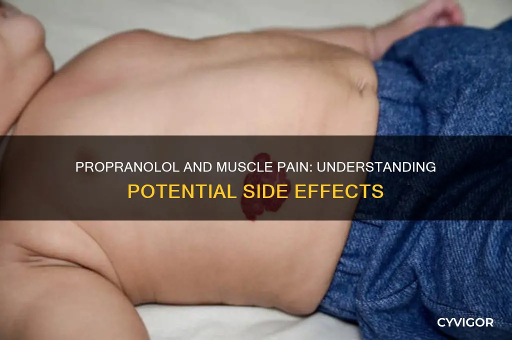 Propranolol And Muscle Pain: Understanding Potential Side Effects | CyVigor