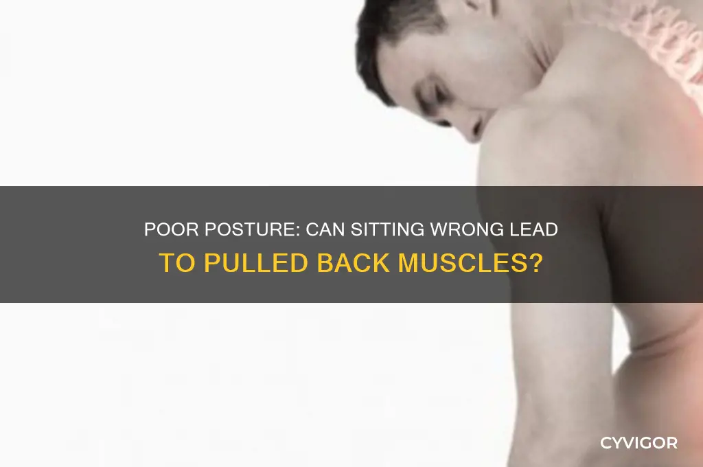 Poor Posture: Can Sitting Wrong Lead To Pulled Back Muscles? | CyVigor