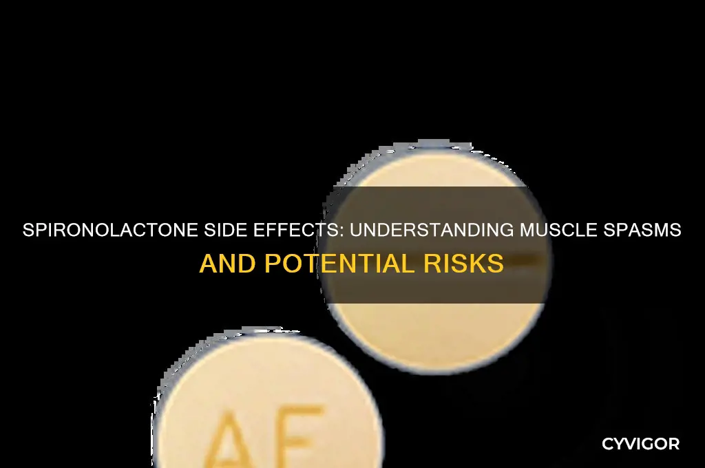 Spironolactone Side Effects: Understanding Muscle Spasms And Potential ...