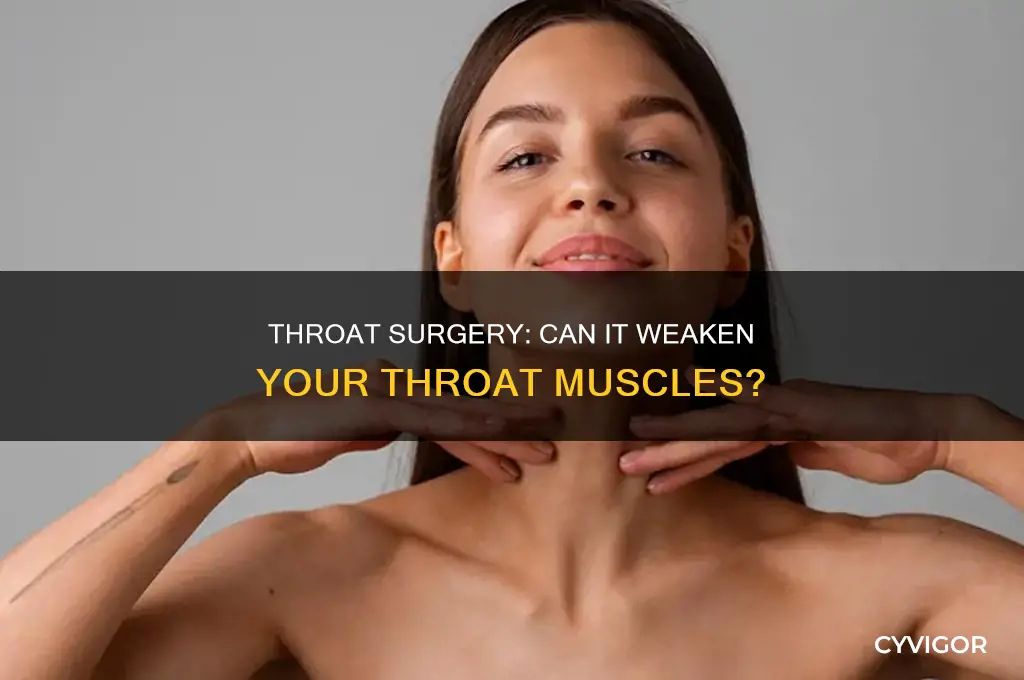Throat Surgery: Can It Weaken Your Throat Muscles? | CyVigor