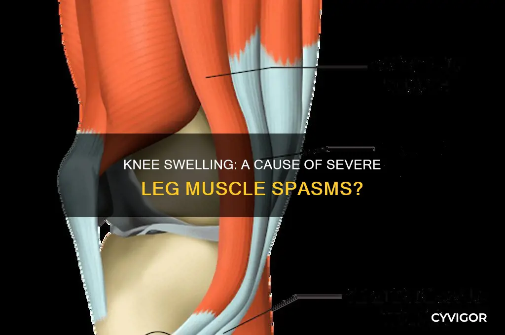 Knee Swelling: A Cause Of Severe Leg Muscle Spasms? | CyVigor