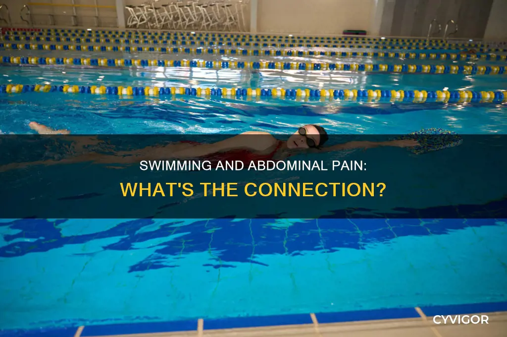 Swimming And Abdominal Pain: What's The Connection? | CyVigor
