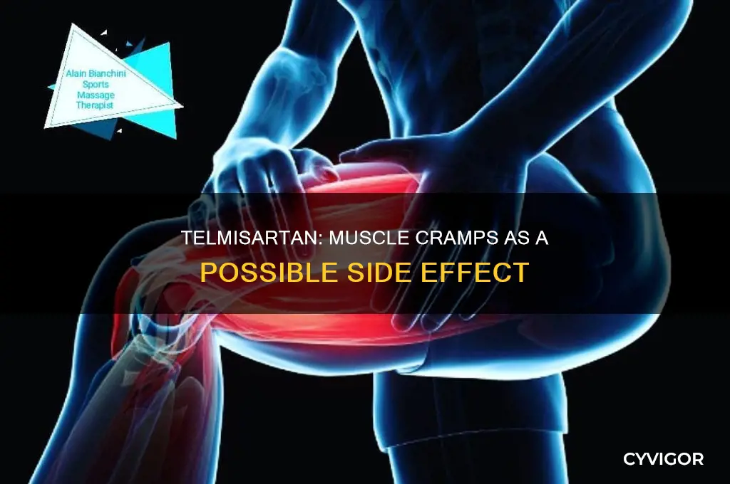 Telmisartan: Muscle Cramps As A Possible Side Effect | CyVigor