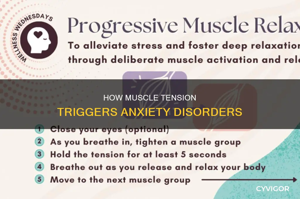 How Muscle Tension Triggers Anxiety Disorders | CyVigor