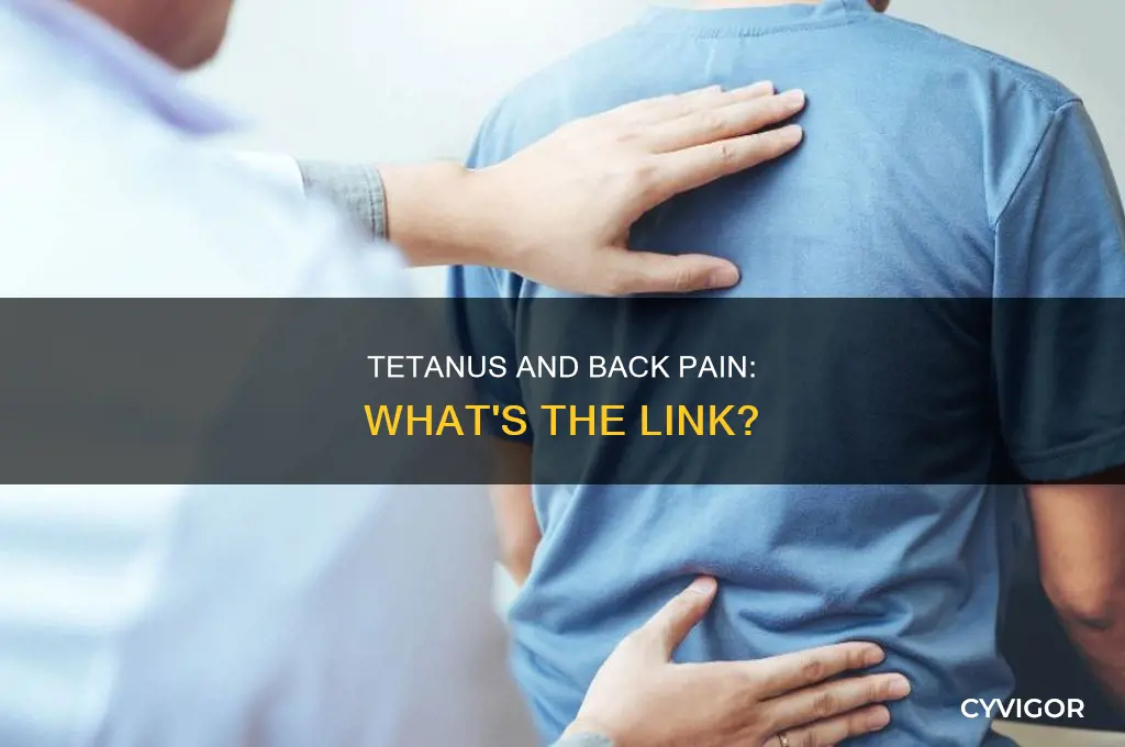 Tetanus And Back Pain: What's The Link? | CyVigor