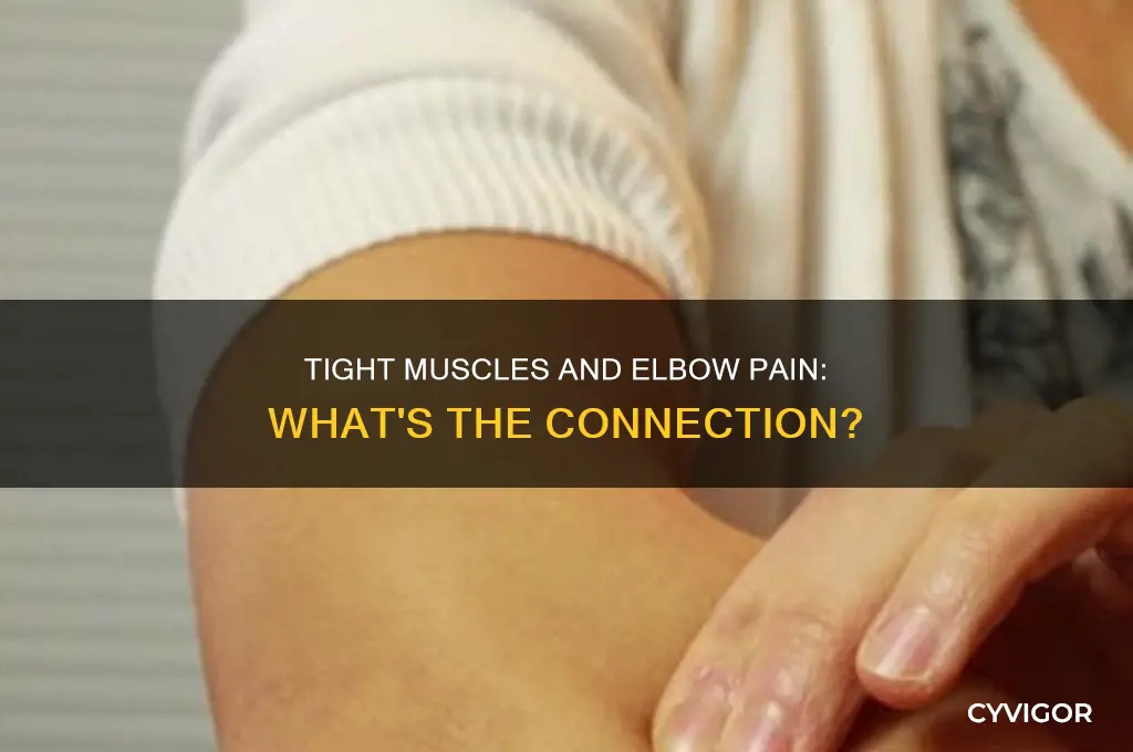 Tight Muscles And Elbow Pain: What's The Connection? | CyVigor