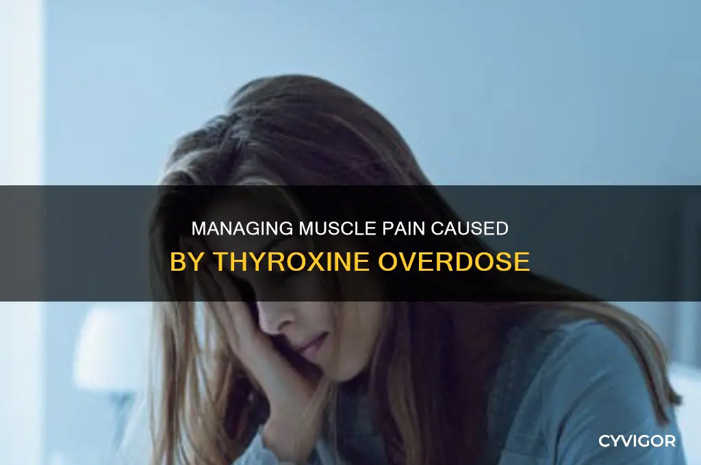Managing Muscle Pain Caused By Thyroxine Overdose | CyVigor
