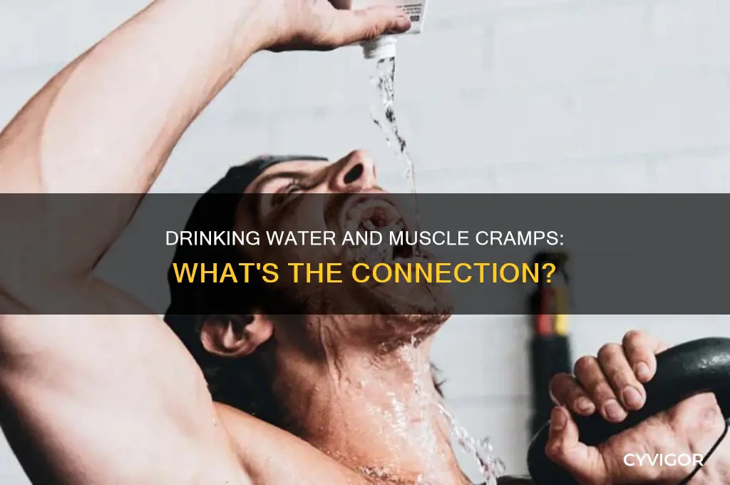 Drinking Water And Muscle Cramps: What's The Connection? | CyVigor