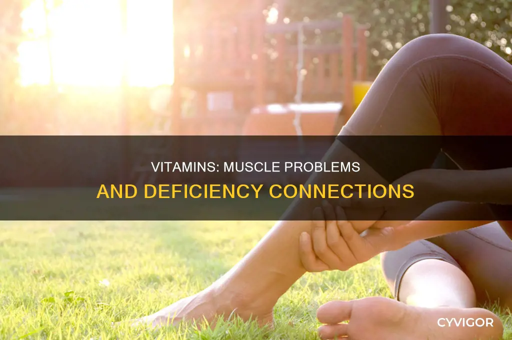 Vitamins: Muscle Problems And Deficiency Connections | CyVigor