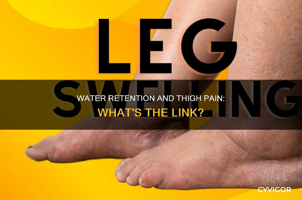 Water Retention And Thigh Pain: What's The Link? | CyVigor