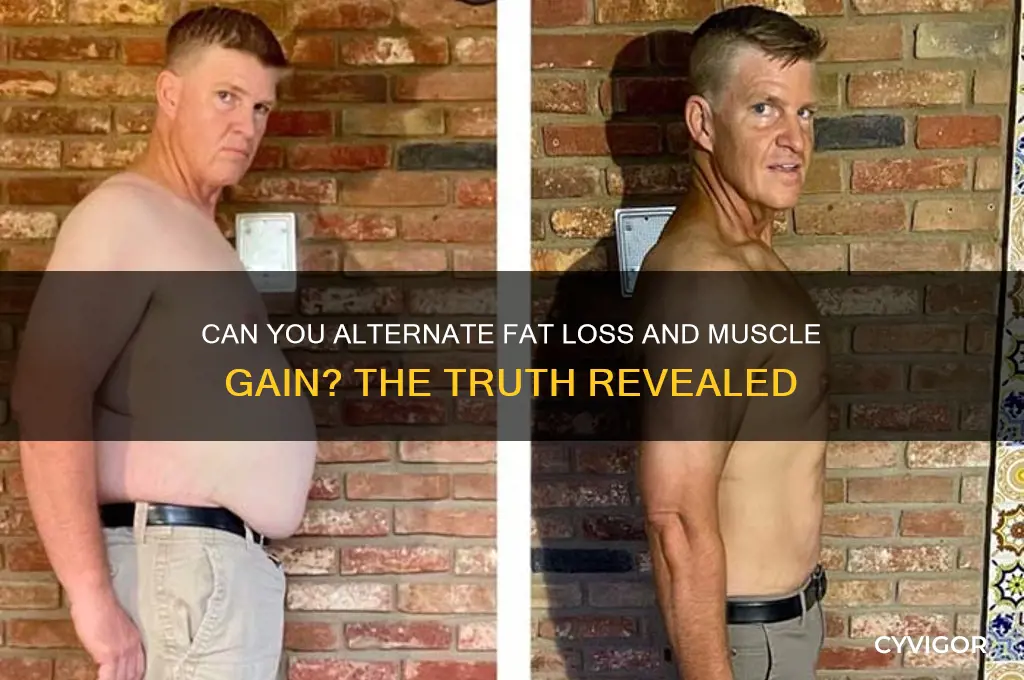Can You Alternate Fat Loss And Muscle Gain? The Truth Revealed | CyVigor