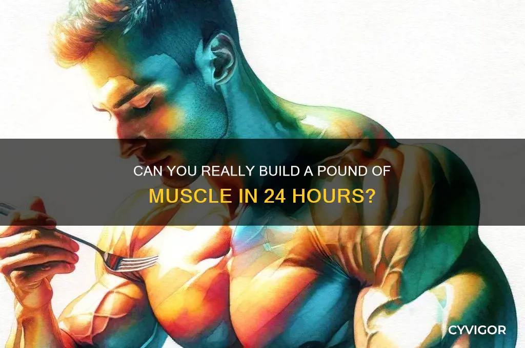 Can You Really Build A Pound Of Muscle In 24 Hours? | CyVigor