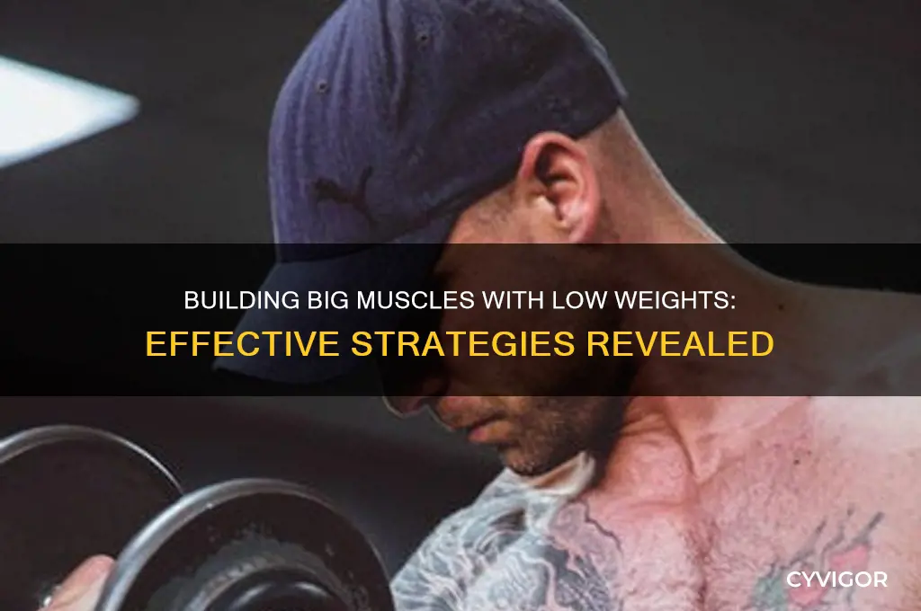 Building Big Muscles With Low Weights: Effective Strategies Revealed ...