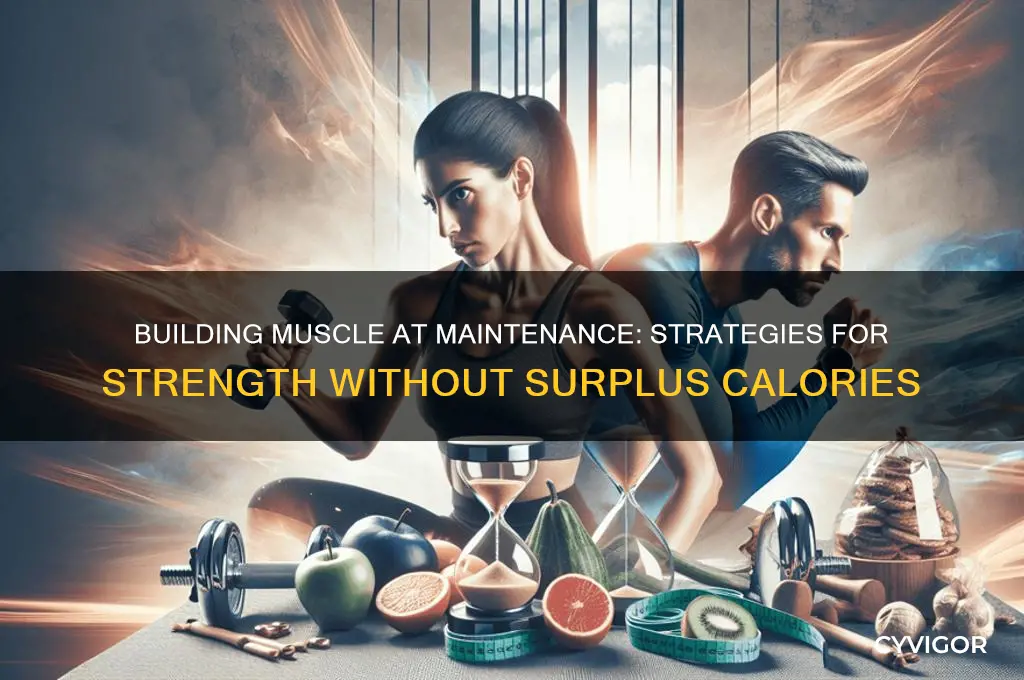 Building Muscle At Maintenance: Strategies For Strength Without Surplus ...