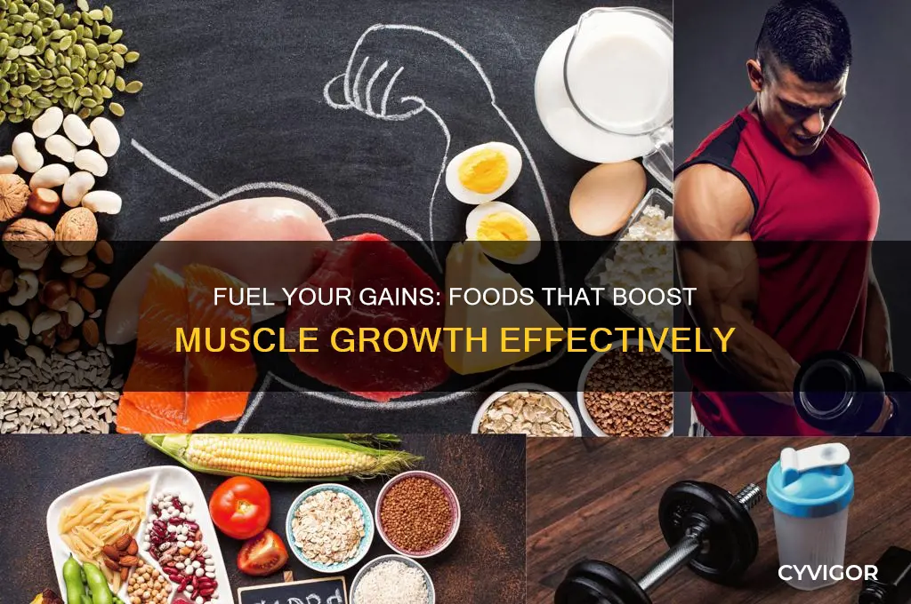 Fuel Your Gains: Foods That Boost Muscle Growth Effectively | CyVigor