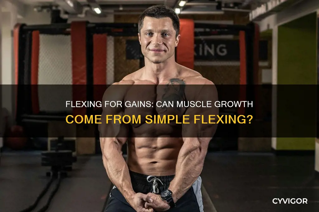 Flexing For Gains: Can Muscle Growth Come From Simple Flexing? | CyVigor