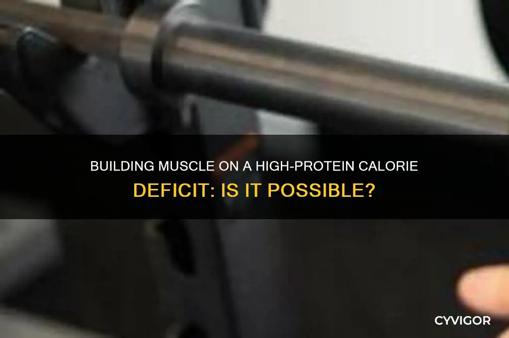 Building Muscle On A High-Protein Calorie Deficit: Is It Possible ...