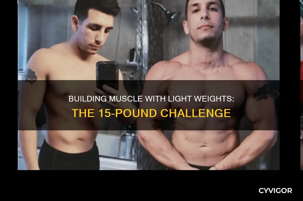 Building Muscle With Light Weights: The 15-Pound Challenge | CyVigor