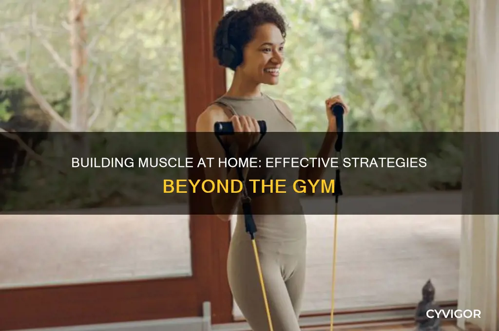Building Muscle At Home: Effective Strategies Beyond The Gym | CyVigor