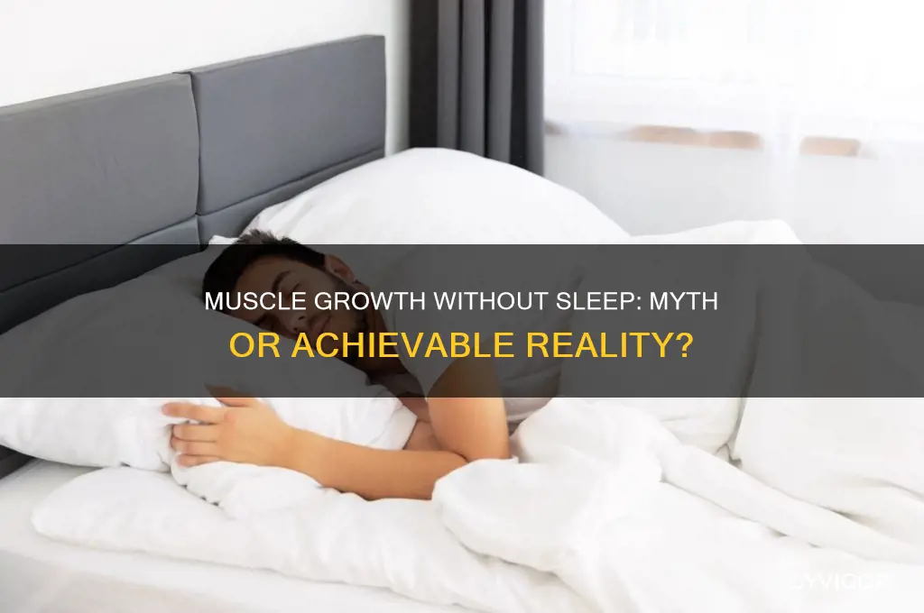 Muscle Growth Without Sleep: Myth Or Achievable Reality? | CyVigor