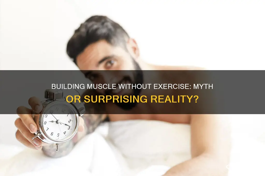 Building Muscle Without Exercise: Myth Or Surprising Reality? | CyVigor
