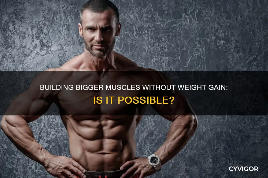 Building Bigger Muscles Without Weight Gain: Is It Possible? | CyVigor