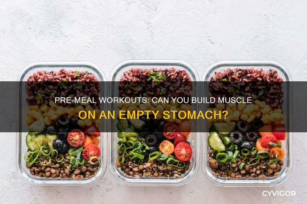 Pre-Meal Workouts: Can You Build Muscle On An Empty Stomach? | CyVigor