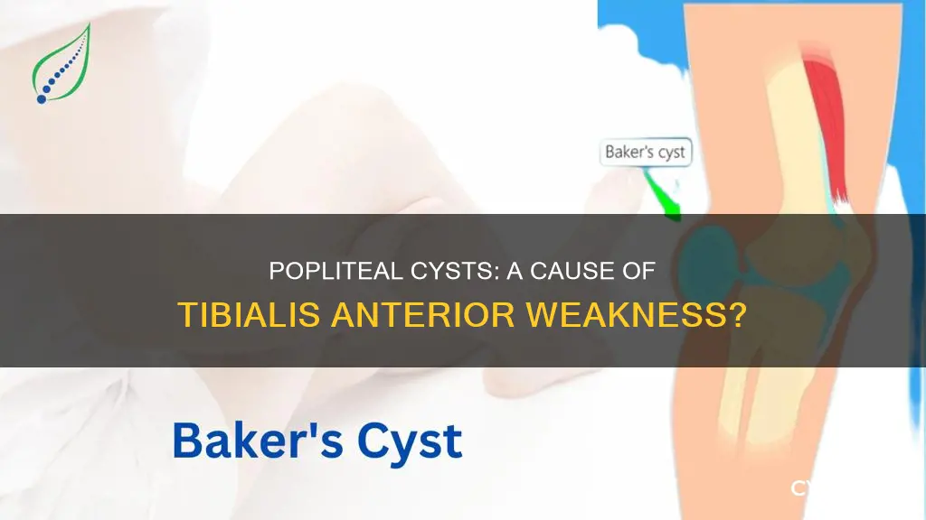 Popliteal Cysts: A Cause Of Tibialis Anterior Weakness? | CyVigor