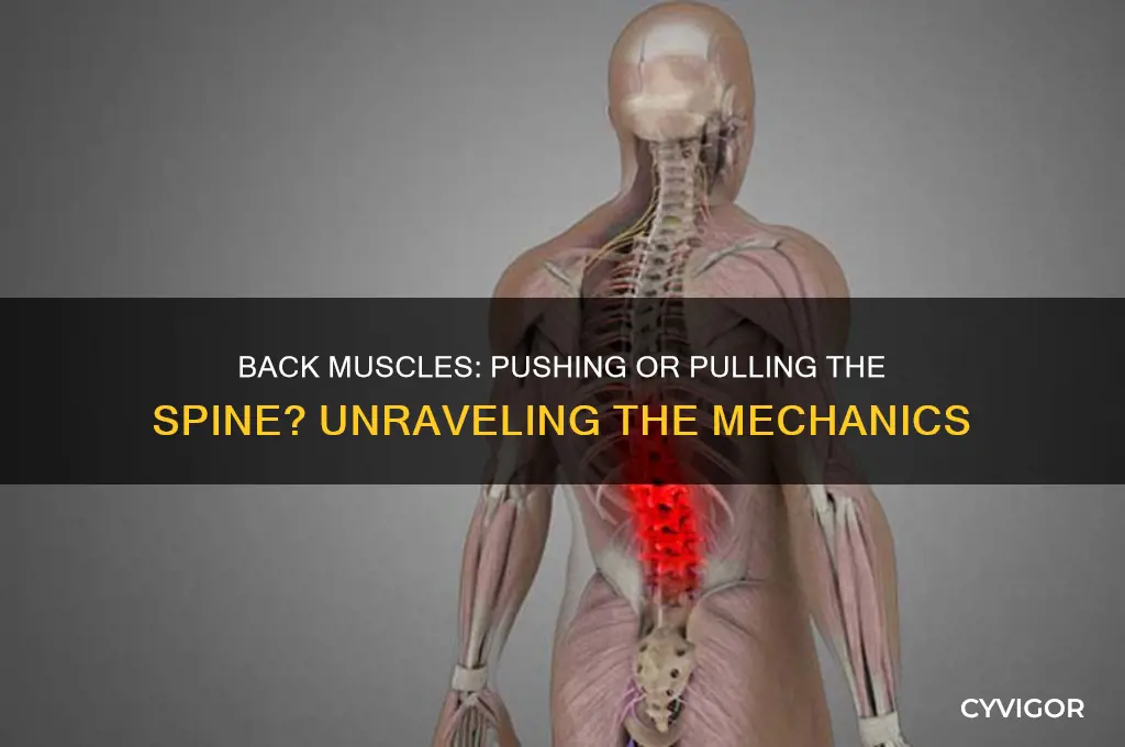 Back Muscles: Pushing Or Pulling The Spine? Unraveling The Mechanics ...